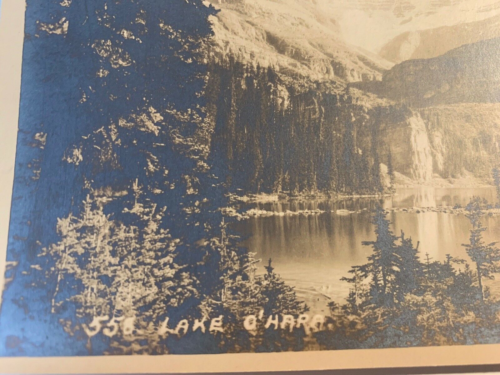 Vintage 1920s Lake O'Hara Alberta Canada Byron Harmon Photo Postcard ...