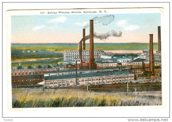 Solvay Process Works , SYRACUSE , New York , PU-1917 | United States ...