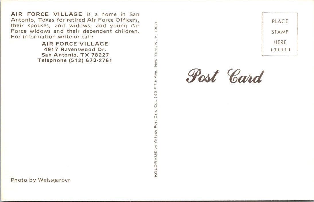 San Antonio, TX Texas AIR FORCE VILLAGE Retired Officers/Family Housing ...