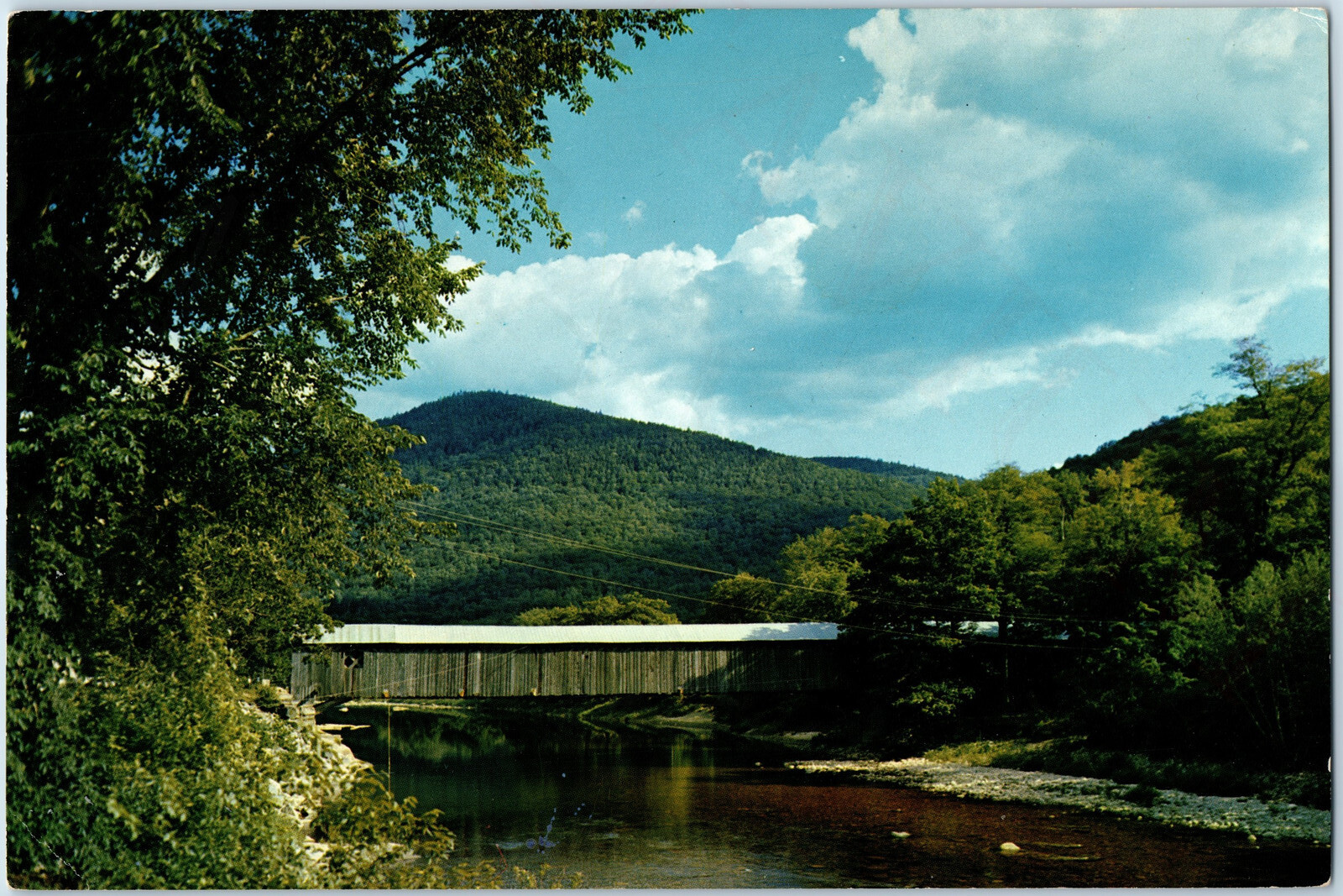 c1960s Townshend VT Old Scott Covered Bridge West River Historic ...