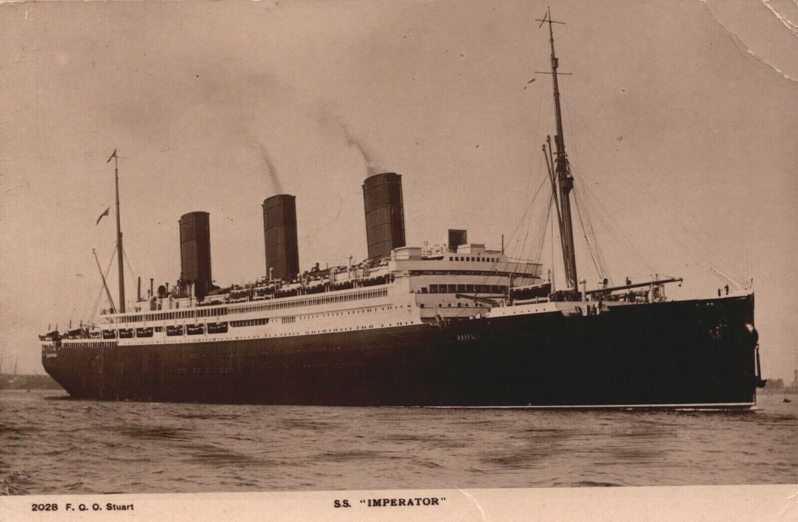 SS Imperator Ship Vintage RPPC 08.96 | Other / Unsorted, Postcard ...