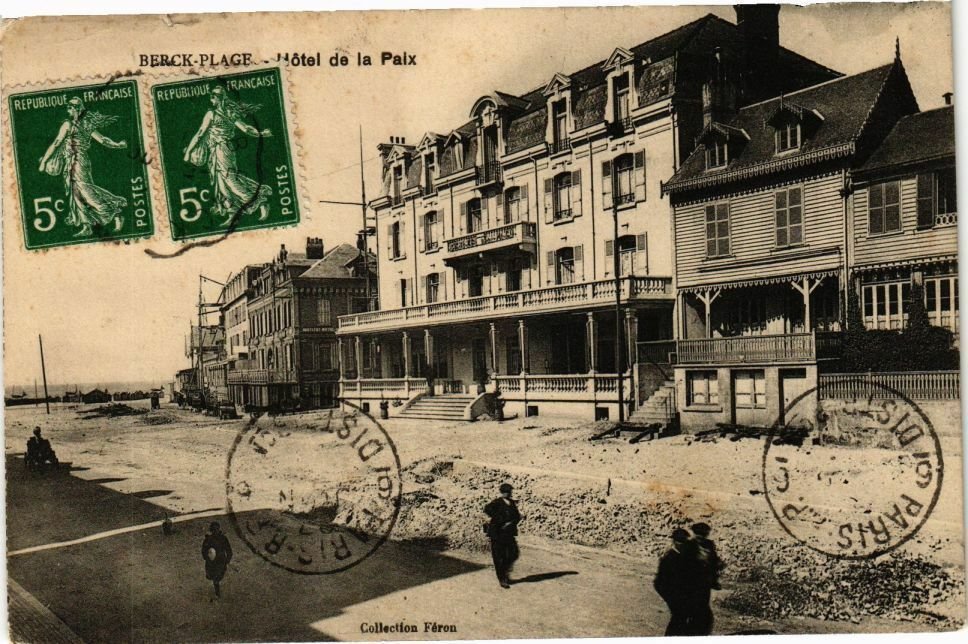 CPA BERCK-PLAGE - Hotel de la paix (197010) | Europe - France - Nord ...