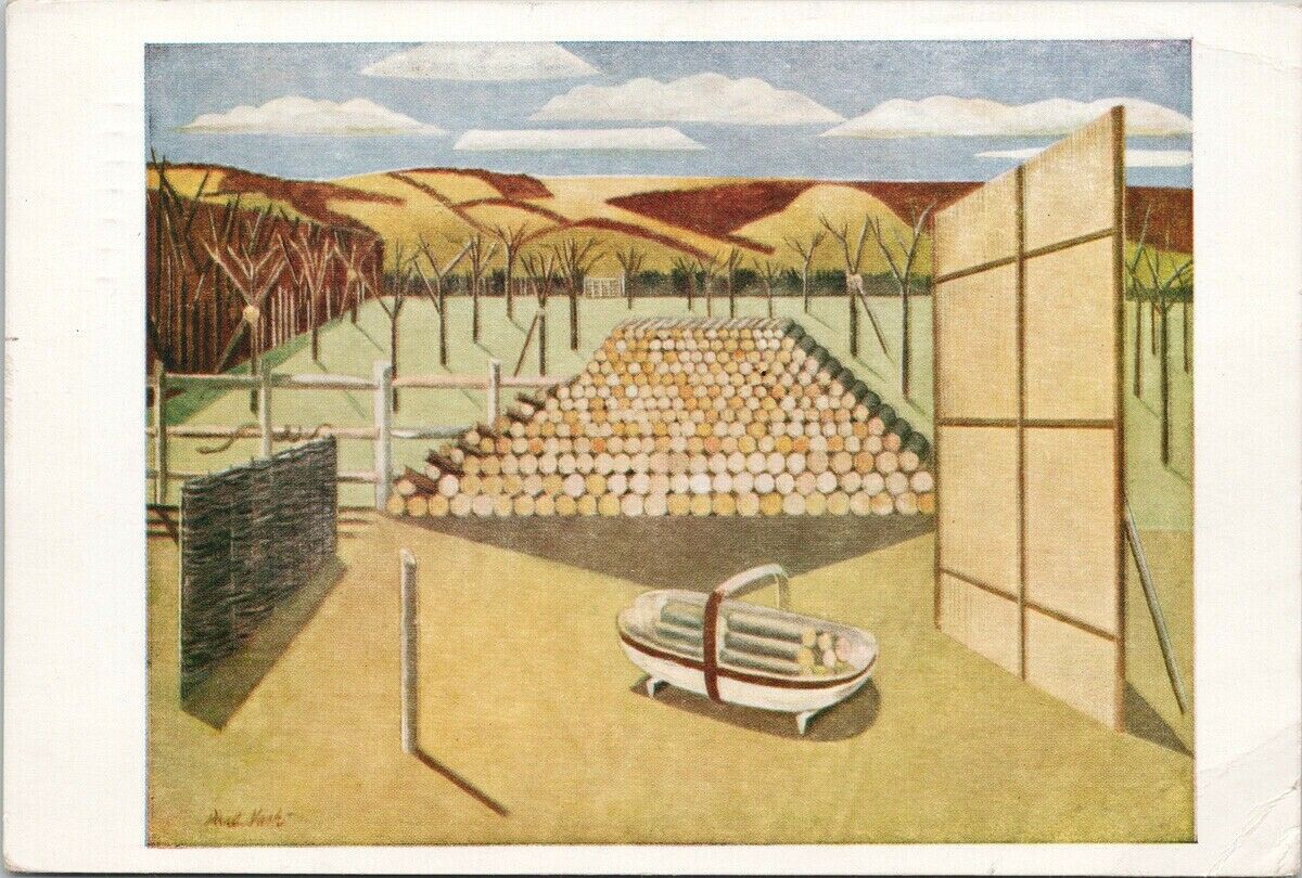 'Landscape at Eden' Paul Nash Tate Gallery London c1953 Jarrold Sons ...