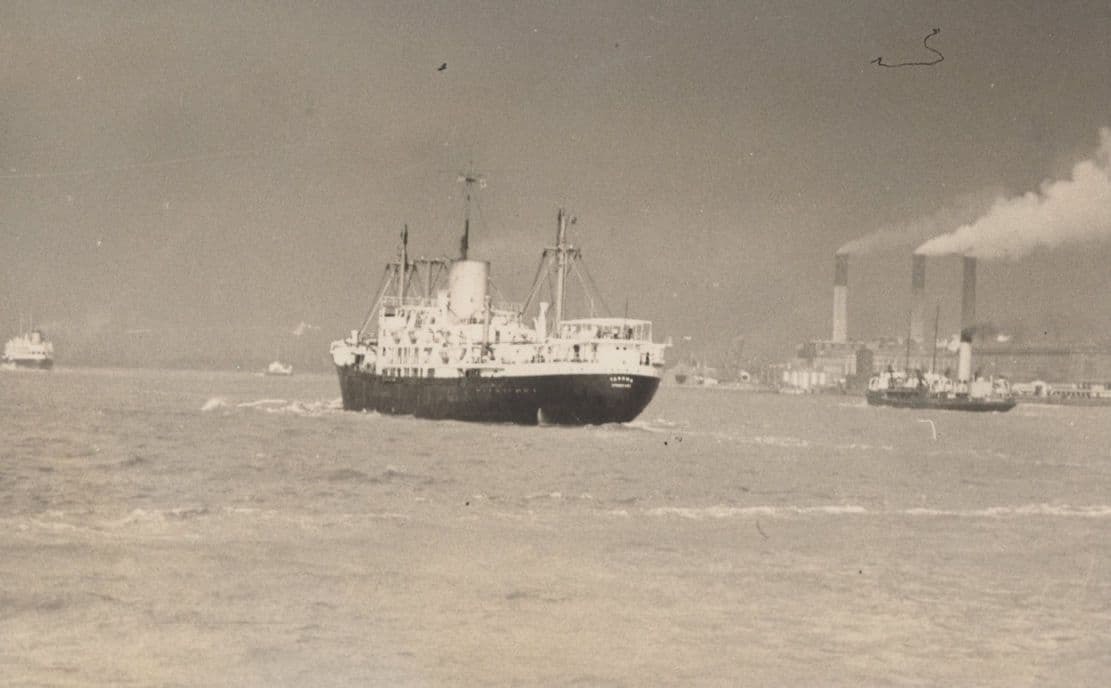 MV Tarkwa Scottish Built Ship In WW2 1944 Vintage Rare Photo | Topics ...