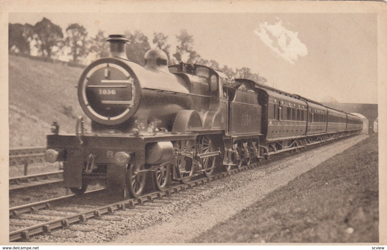 Down Manchester Express Train near MILL HILL , UK , 1910s | Topics ...