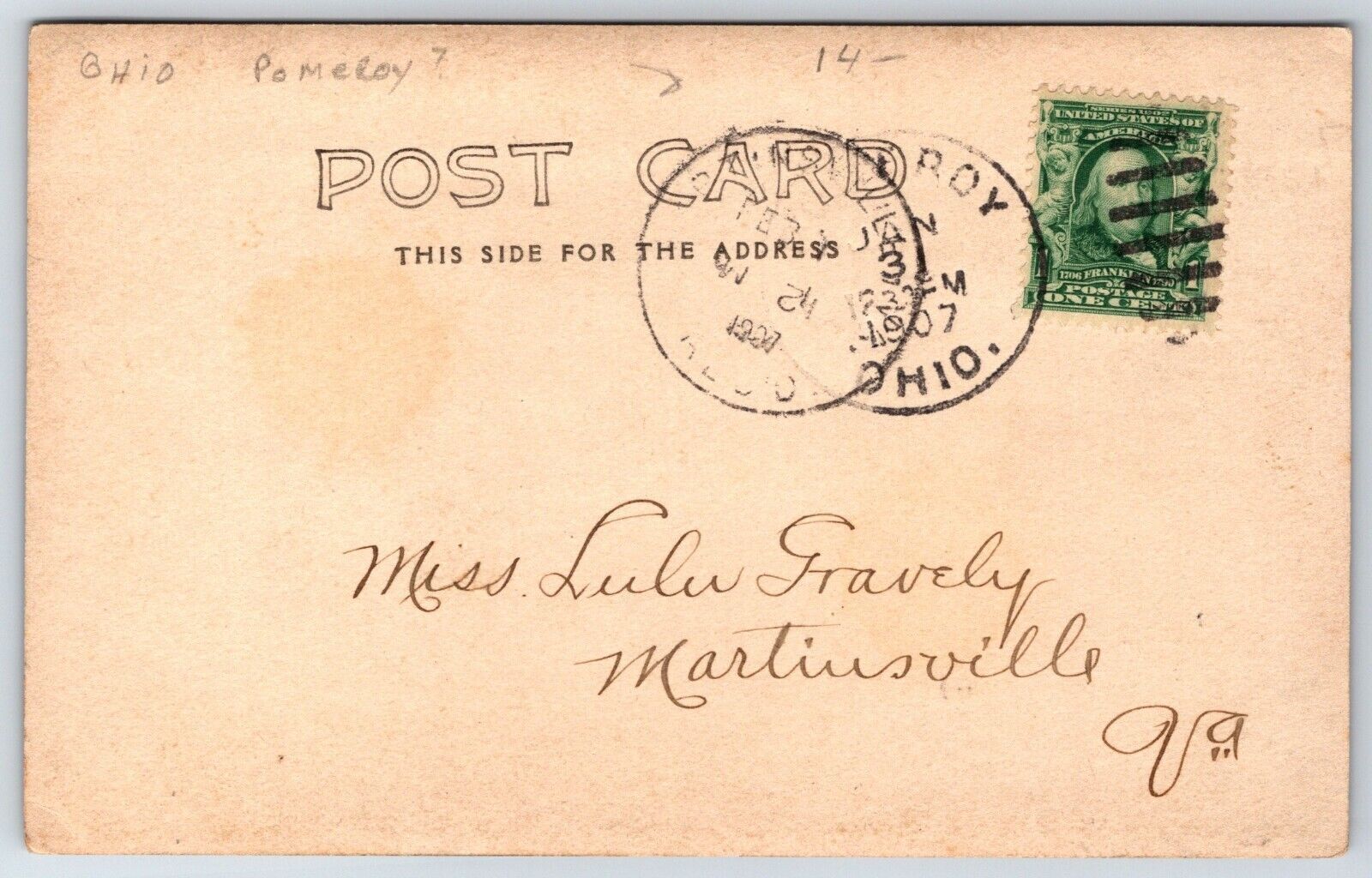 Pomeroy Ohio River Floods Downtown~Mecca Saloon~Lord Baltimore Sign~RR ...