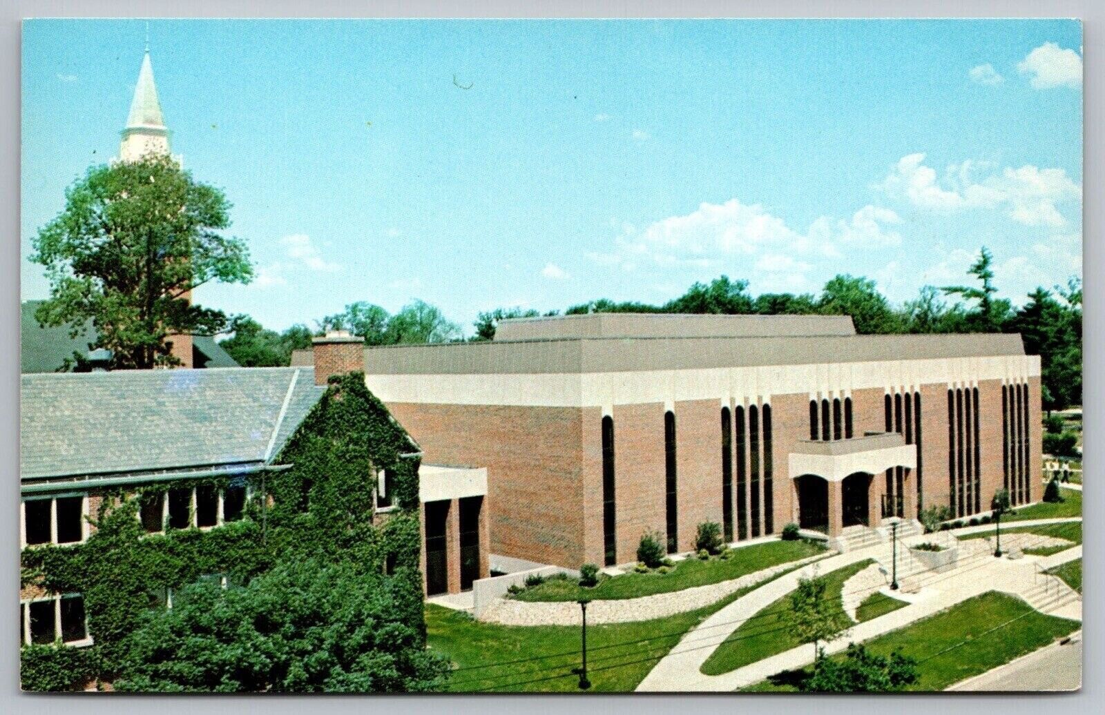 Library Wheaton College Illinois Birds Eye View Nicholas Building UNP ...