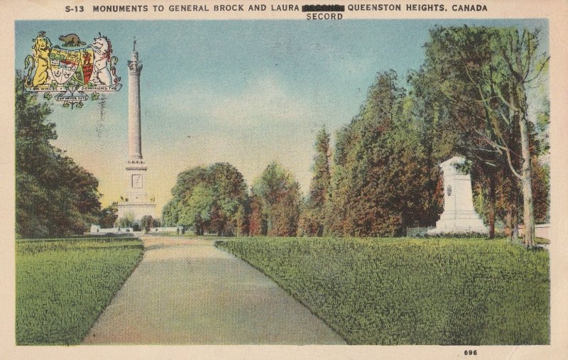 Monuments to General Brock and Laura Secord | Canada - Ontario ...