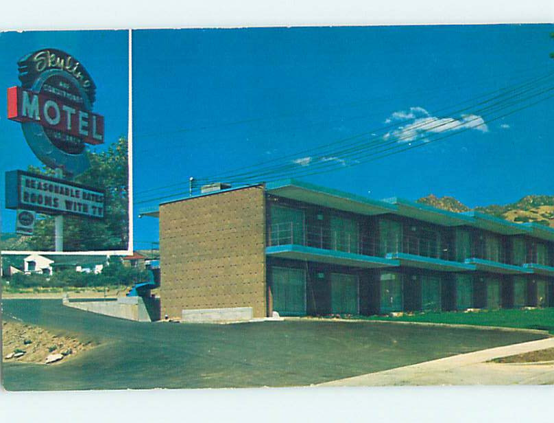 Unused Pre-1980 SKYLINE MOTEL Salt Lake City Utah UT n7775 | United ...