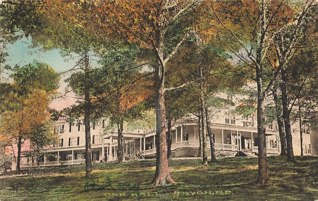 Vintage Oak Hall Hand Colored Tryon NC P592 | United States - North ...