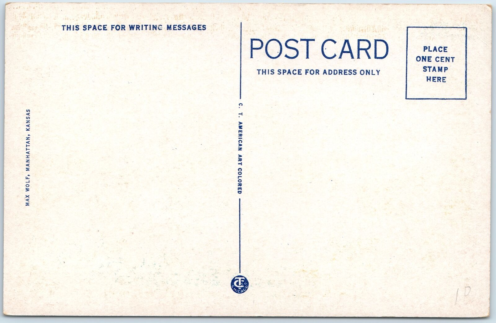 1931 Manhattan, KS Kansas State College Formal Garden KSC School Teich ...