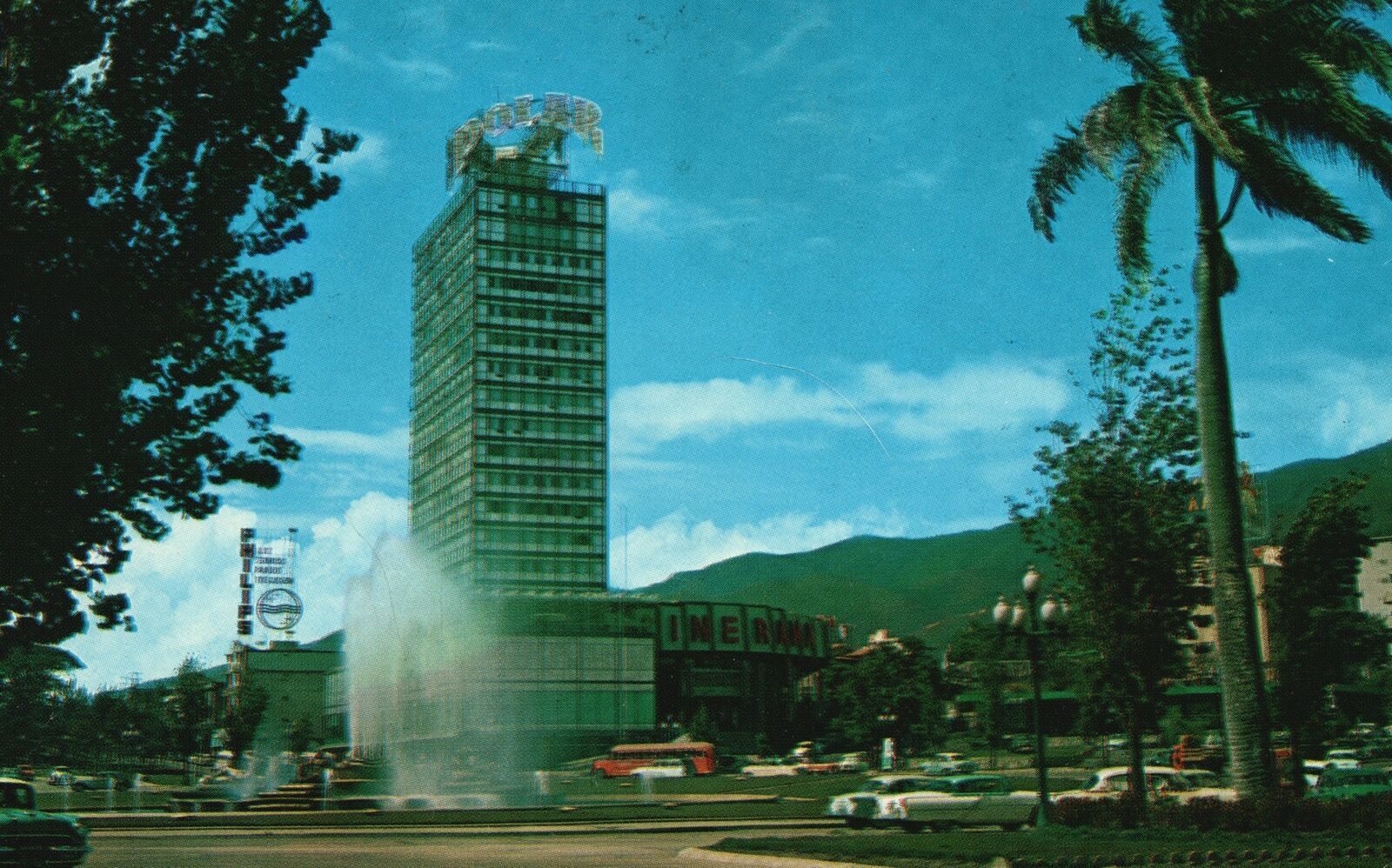 Vintage Postcard Plaza de Venezuela Public Square in Caracas, Venezuela ...