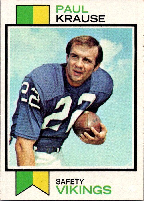 1973 Topps Football Card Paul Krause Minnesota Vikings sk2618 | Topics ...
