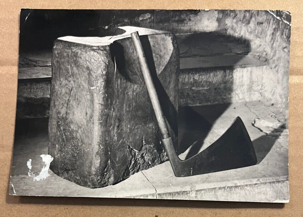 1974 Used Photo Like Postcard - Block & Axe, Tower of London, England ...