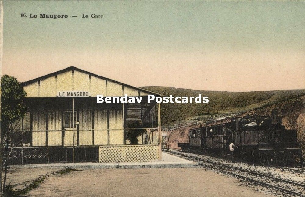 madagascar, LE MANGORO, La Gare, Railway Station, Steam Train (1910s ...