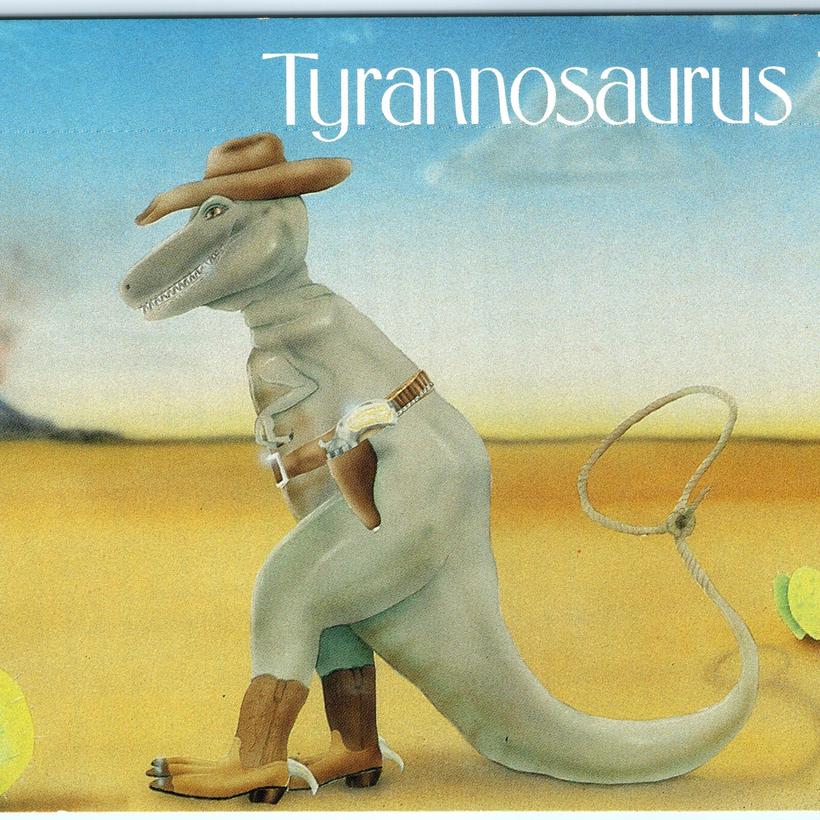 c1970s Plano, TX Tyrannosaurus Tex Dinosaur Permian Desert Chrome Photo ...