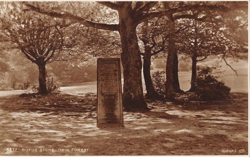 BR69342 rufus stone new forest uk judges 5332 real photo | Europe ...