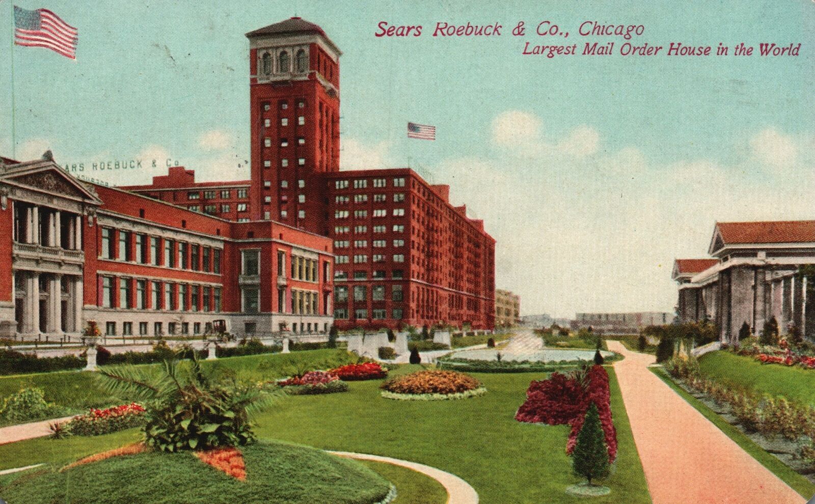 Vintage Postcard 1911 Sears Roebuck & Co. Largest Mail Order House ...
