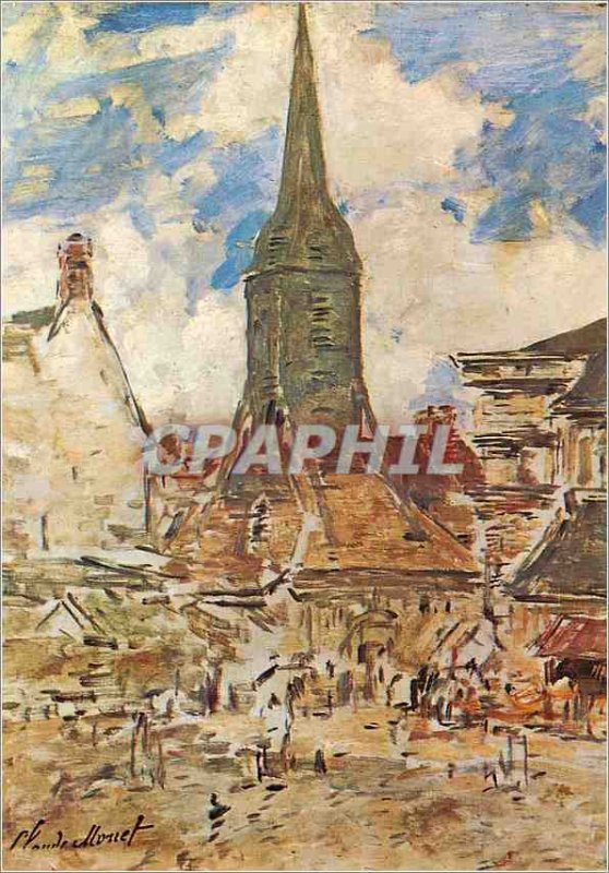 Modern Postcard Honfleur Claude Monet (1840 1926) The St. Catherine ...