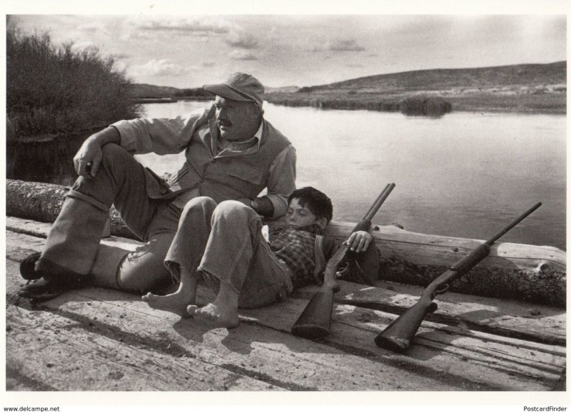 Ernest Hemingway Iceberg Author 1941 WW2 & Guns Photo Postcard | Topics ...