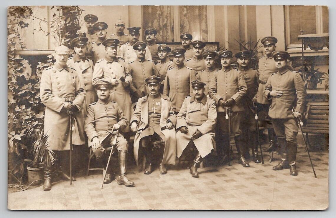 WW1 Era German Soldiers Officers Real Photo RPPC Postcard C45 | Europe ...