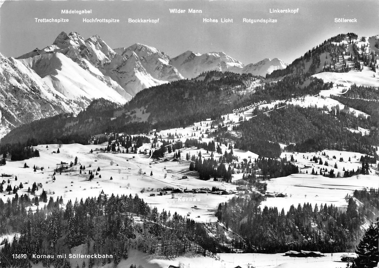 BG29134 kornau mit sollereckbahn oberstdorf germany CPSM 14.5x10cm ...