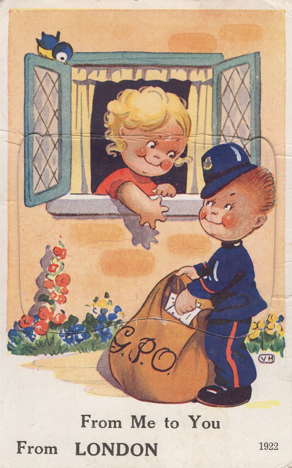 From Me To You In London Mailing Novelty Postman Comic Postcard ...