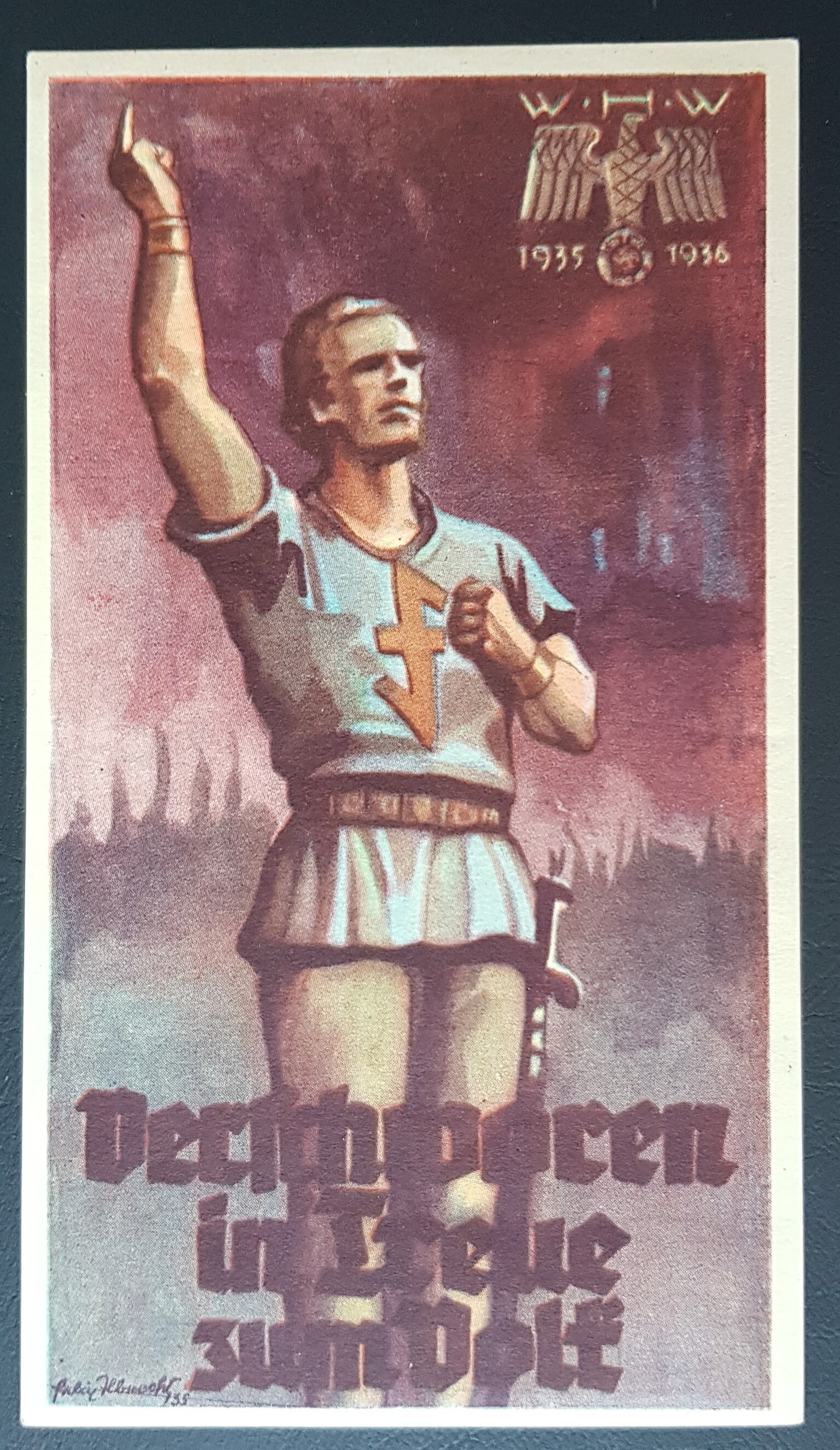 Third Reich Original Propaganda Label Winter Relief Fund 1935/36 ...