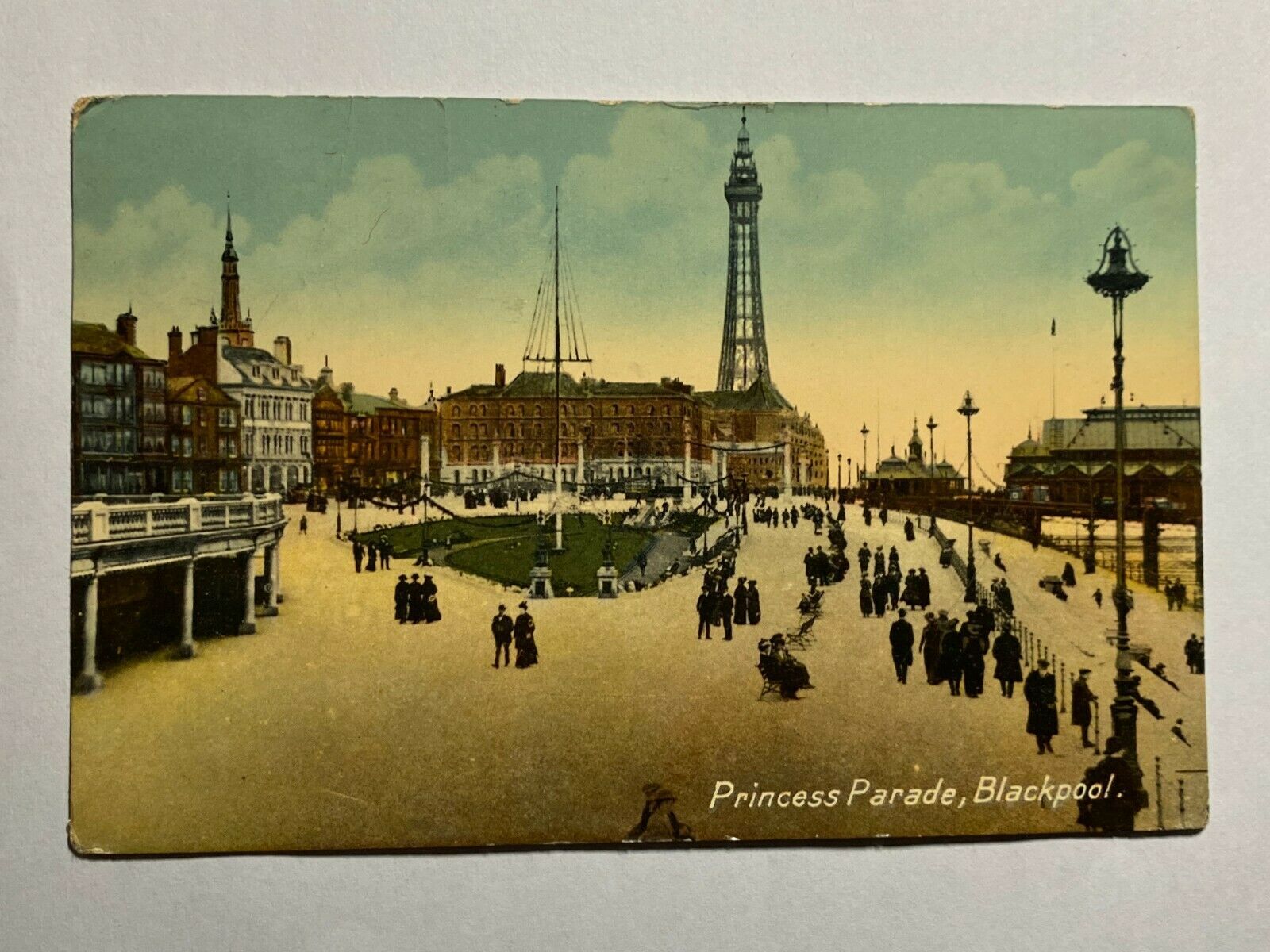 Posted 1918 Vintage Postcard - Princess Parade Blackpool (Kk1841 ...