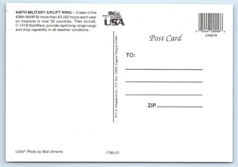 2 Postcards McGUIRE AFB Air Force Base, New Jersey NJ ~ Military ...