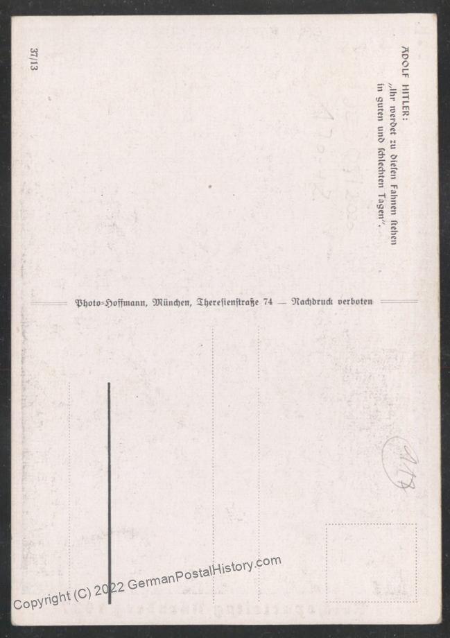 3rd Reich Germany 1937 Reichsparteitag Rally Day Police Hoffmann A ...