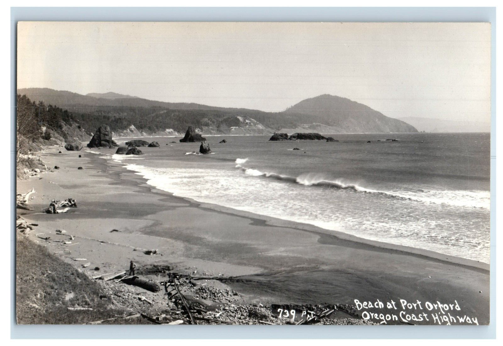 Vintage RPPC Beach Port Orford Oregon Coast HIghway P203E | United ...