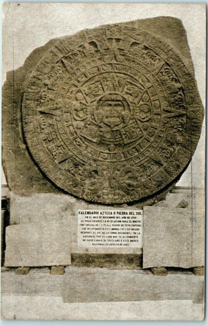 Postcard - The Aztec Calendar of Mexico City, Mexico | Latin & South ...