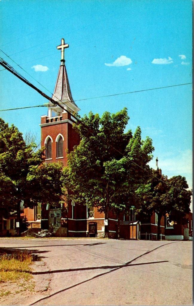 St Ignace, MI Michigan ST IGNATIUS OF LOYOLA ROMAN CATHOLIC CHURCH 1963 ...