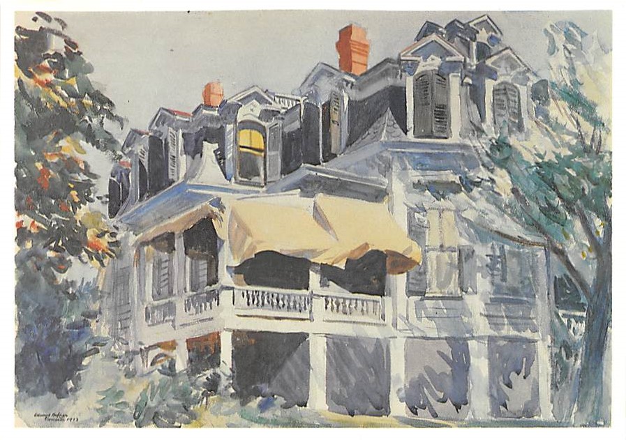 Edward Hopper - Mansard Roof | Other / Unsorted, Postcard / HipPostcard