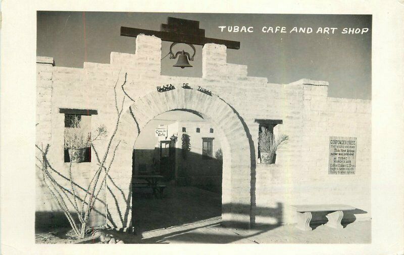 Arizona Tubac Cafe Art Shop 1950s RPPC Photo Postcard 5389 | United ...