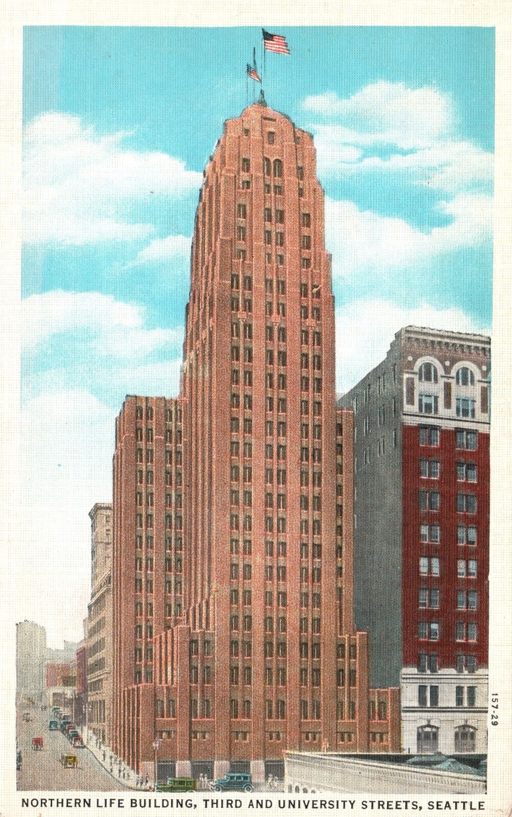 Vintage Postcard Northern Life Building Third and University Streets ...