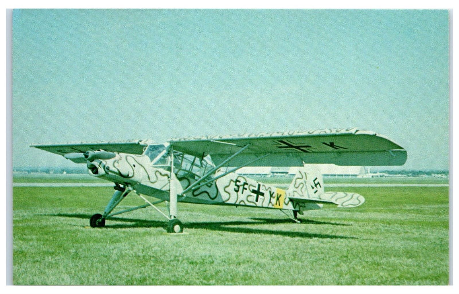 Fieseler Fi 156C-1 Storch WWII German Reconaissance Postcard | Topics ...