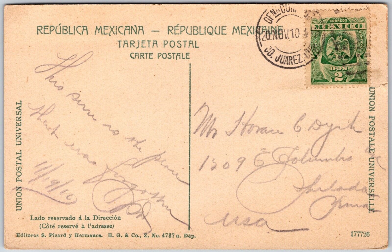 Plaza de Toros Bullring Ciudad Juarez Mexico Antique Crowd Postcard ...