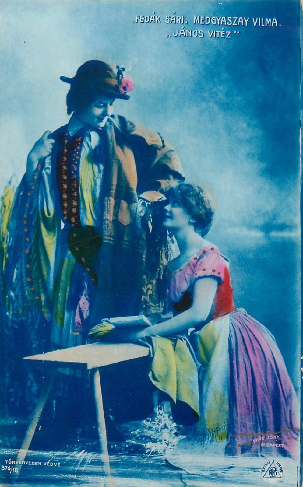 B531 Austro-Hungarian opera starlets FEDAK SARI & MEDGYASZAY VILMA ...