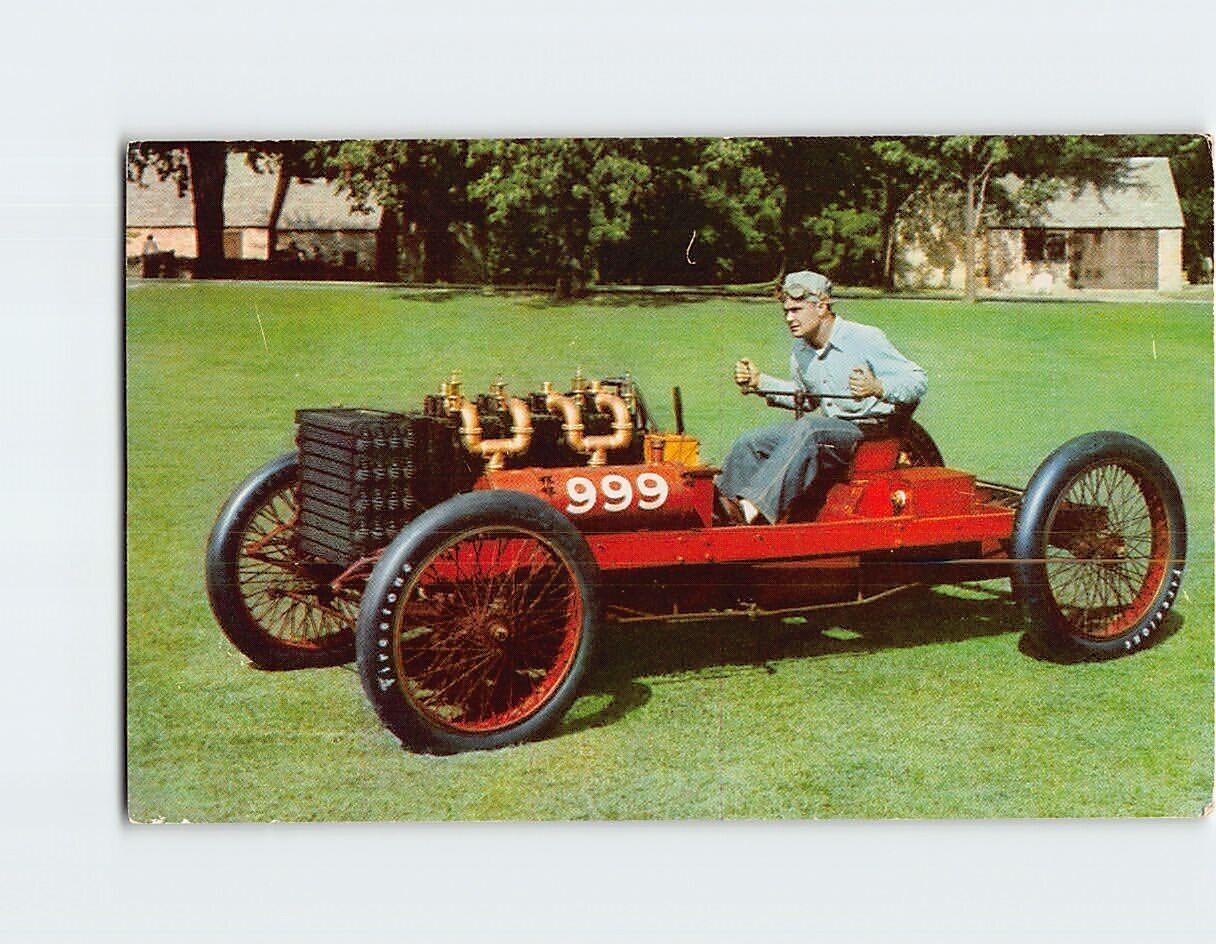 Postcard 999 Racer The Henry Ford Museum and Greenfield Village ...