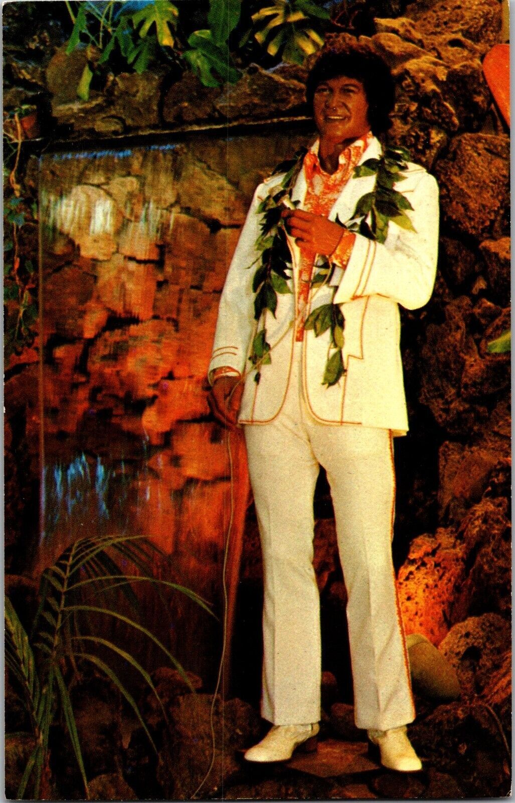 Wax Statue of Don Ho, Entertainer, Hawaiian Wax Museum Vintage Postcard ...
