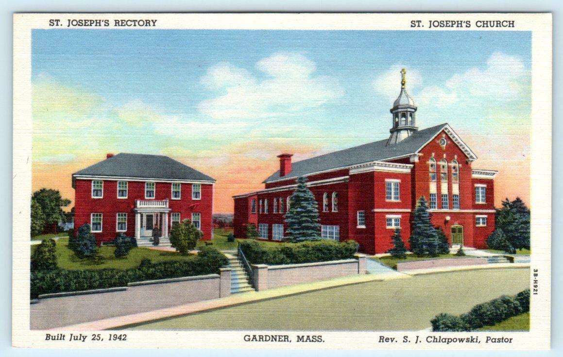 GARDNER, Massachusetts MA ~ Rectory ST. JOSEPH'S CHURCH Rev. Chlapowski ...