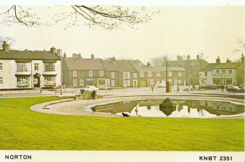 Yorkshire? Postcard - View of Norton with Shops and Pond - Ref 13415A ...