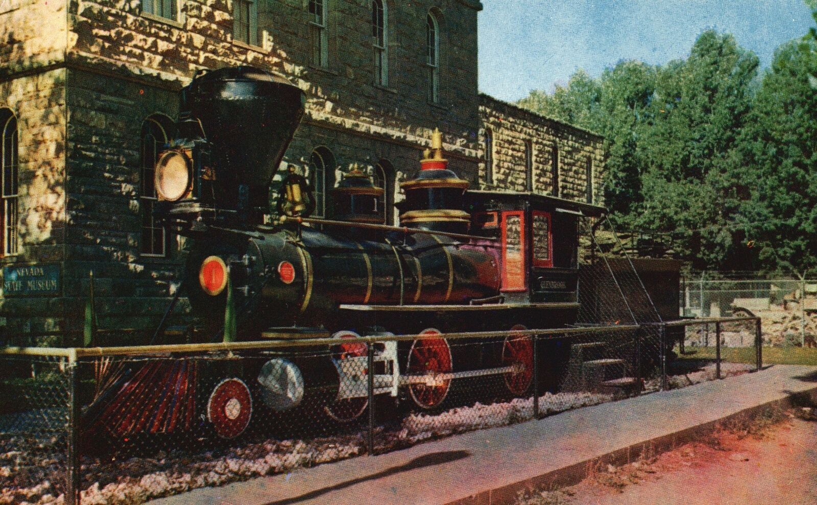 Vintage Postcard Locomotive Glenbrook By Baldwin Locomotive Works In ...
