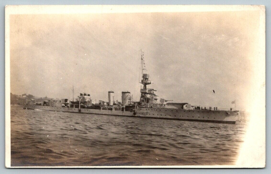 RPPC WW1 Era US Navy Battleship Real Photo Postcard c1918 | United ...