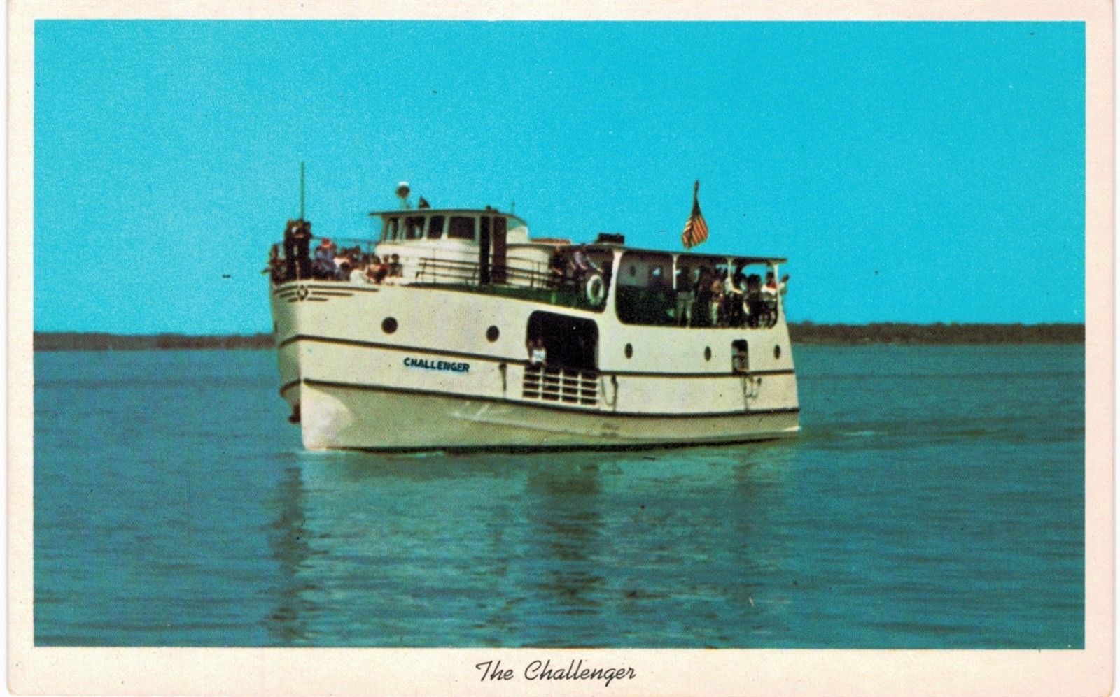 Sandusky Marblehead Kelleys Island Challenger Ferry Neuman Boat 1960 OH ...