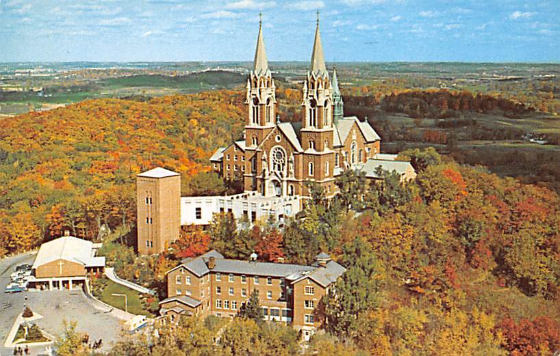 Holy Hill Shrine Of Mary Scenic Place Of Pilgrimage - Milwaukee ...