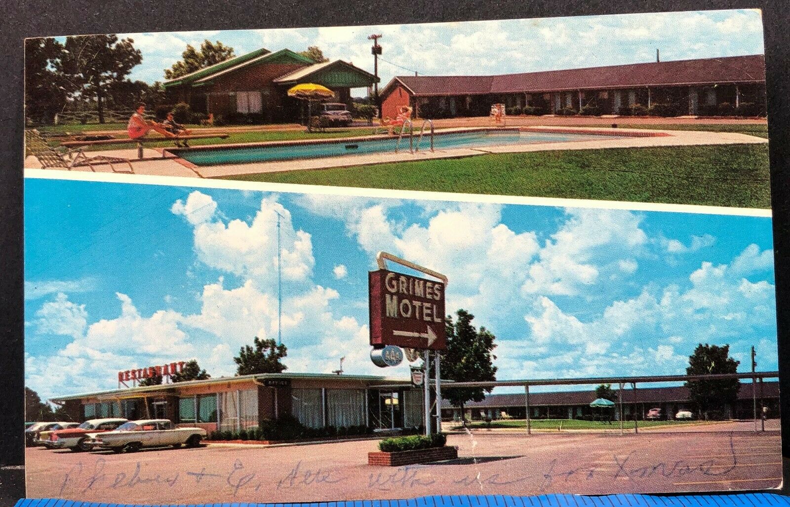 Grimes Motel Troy Alabama 1962 Vintage Postcard | United States ...