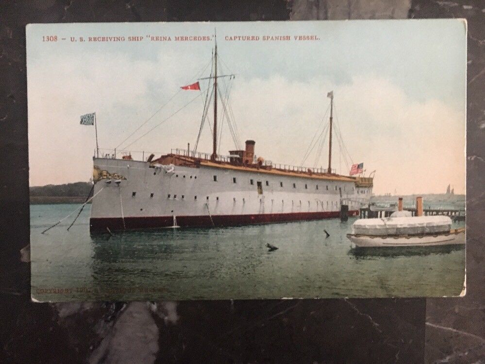Mint USA Picture Postcard SS Reina Mercedes Receiving Ship US Navy ...